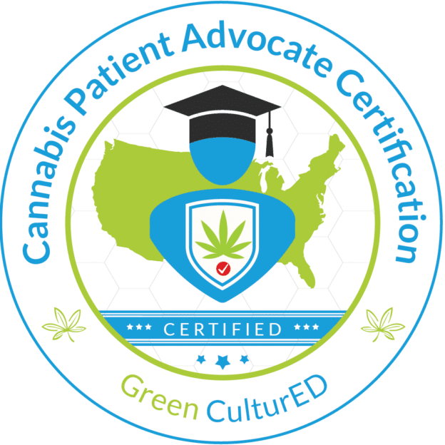 USA Cannabis Patient Advocate Badge | Green CulturED